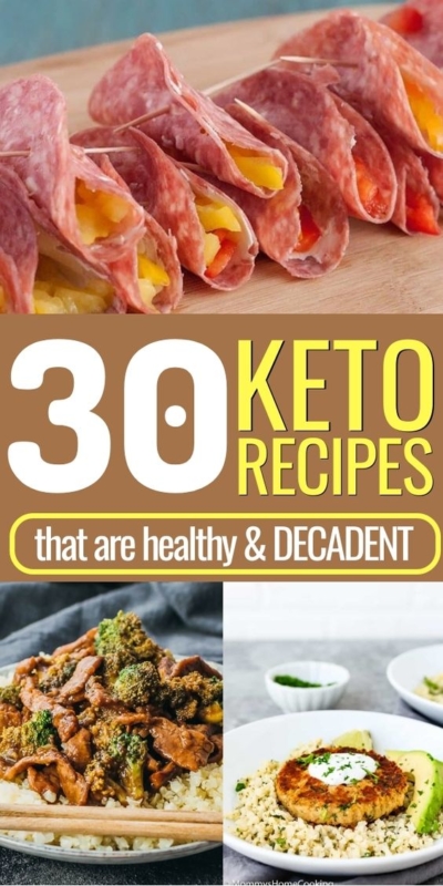 30 Delicious Keto Recipes for Breakfast, Lunch and Dinner